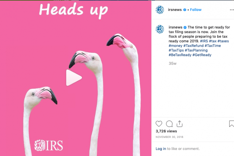 IRS Gets More Social With Instagram