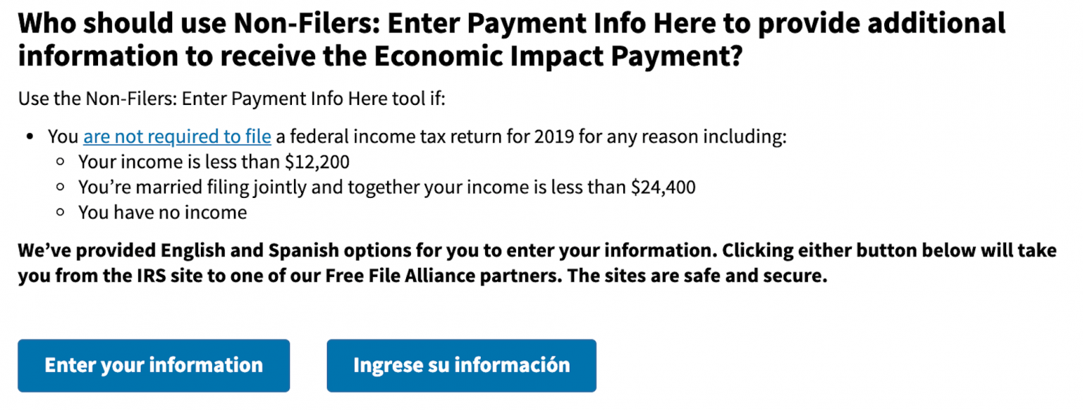 IRS Introduces Registration Tool For Stimulus Checks | Taxgirl