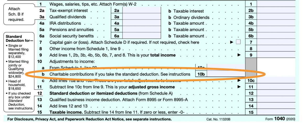 What’s New On Form 1040 For 2020 | Taxgirl